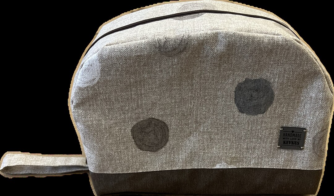 Cosmetic Bag KEVKUSBAG Toiletry Bag DALI Dots Coated Cotton Water ...