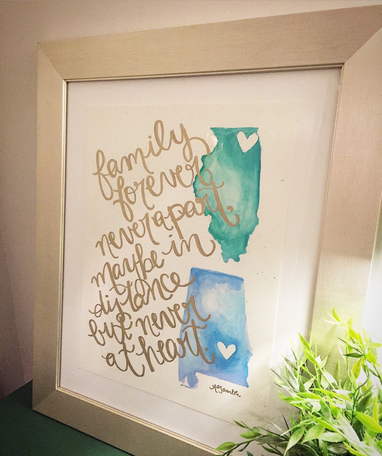 Watercolor State - Painting - Multi-state, Hometown, Moving Gift ...