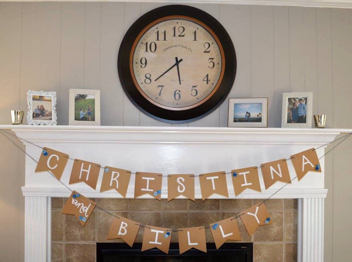 Wedding Shower Banner - Bridal Shower - Couples Shower - Baby Shower ...