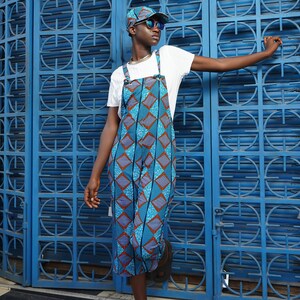 Blue Womens Overalls, African Dungarees, Festival Overalls, Festival ...