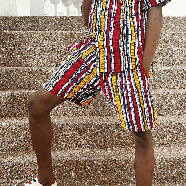 African Print Shorts - Etsy