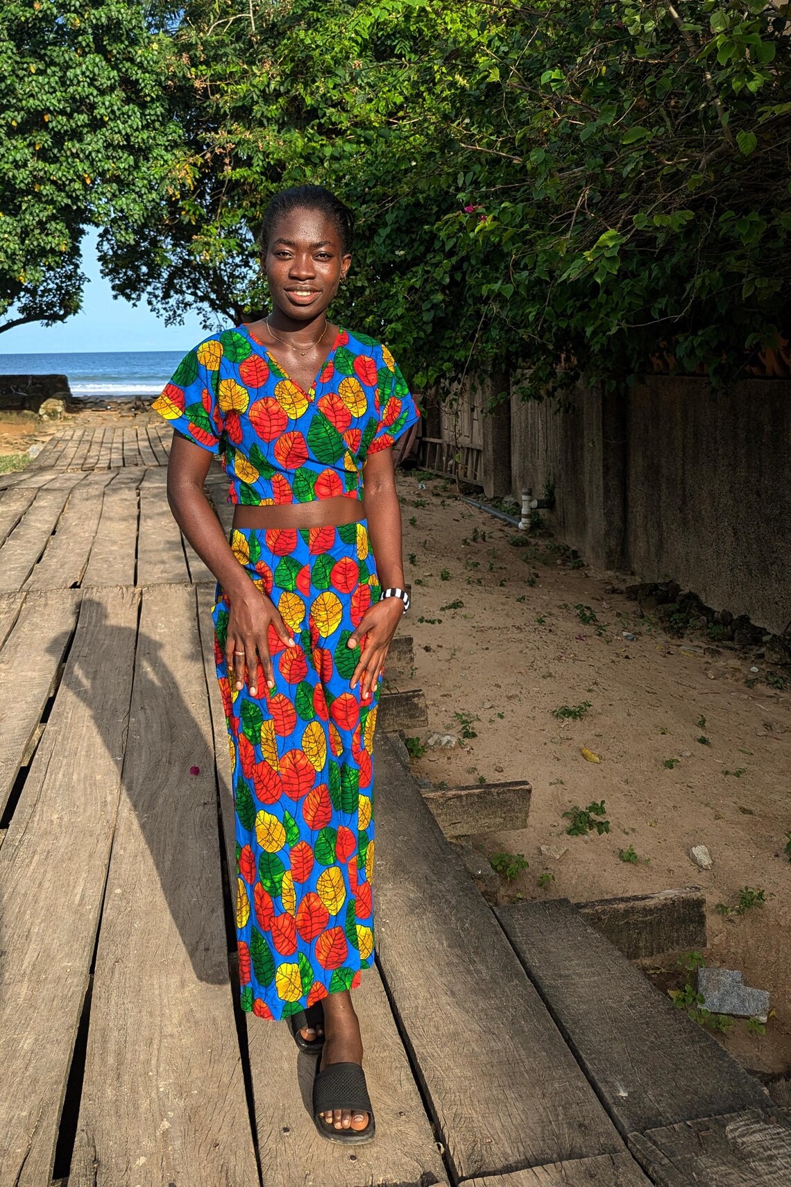 Floral African Print Palazzo Pants: Women's Cropped Culottes - Etsy