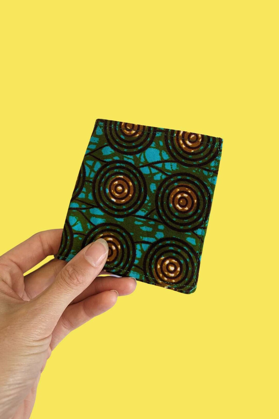 Green Fabric Wallet, African Bifold Wallet, Wallet Womens, Ankara ...