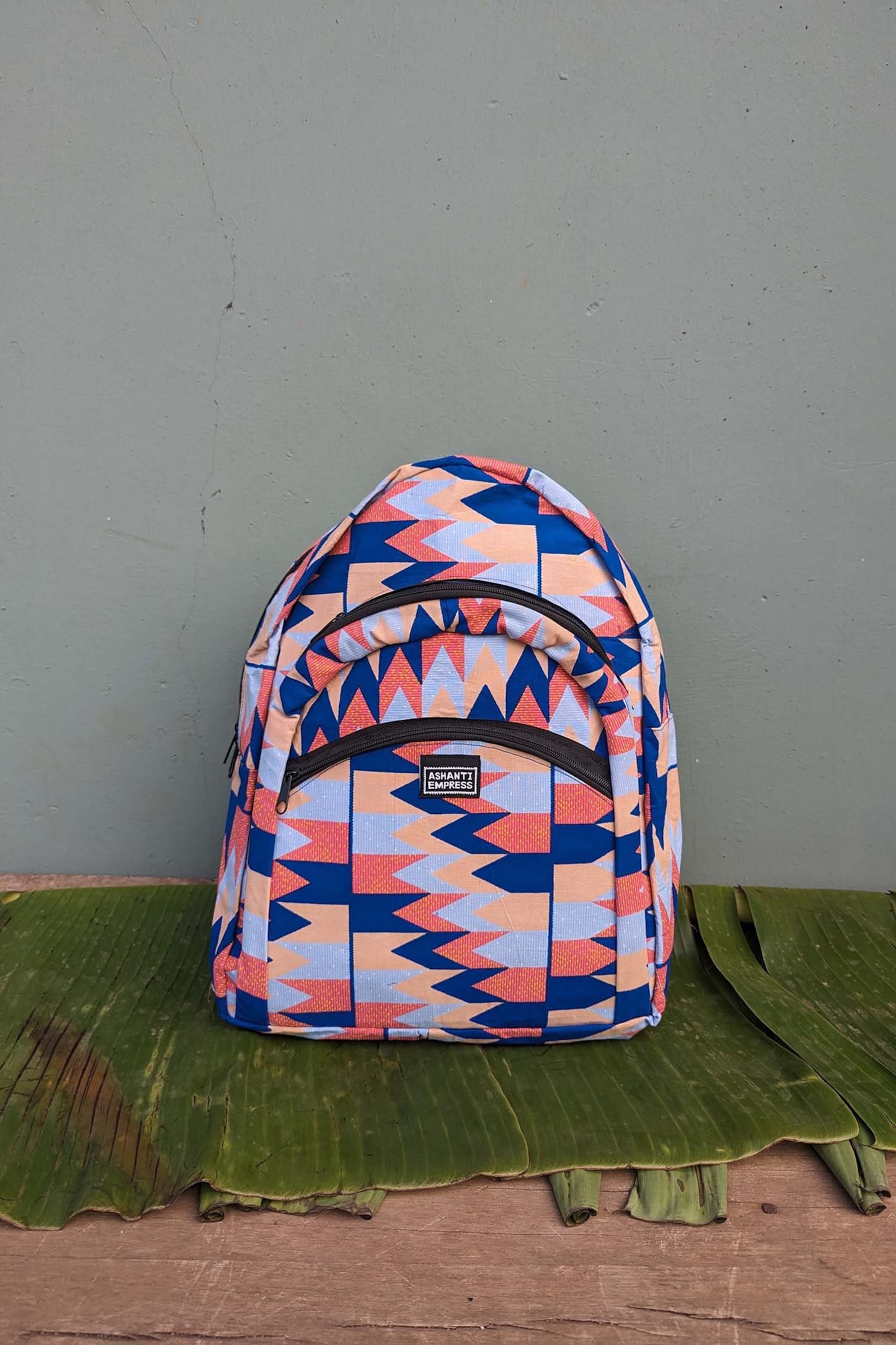 Pink Aztec Kente Backpack, African Print Bag, School Bag, Ankara Bag ...