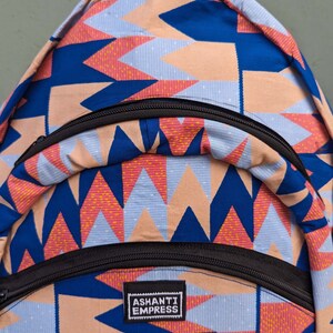 Pink Aztec Kente Backpack, African Print Bag, School Bag, Ankara Bag ...