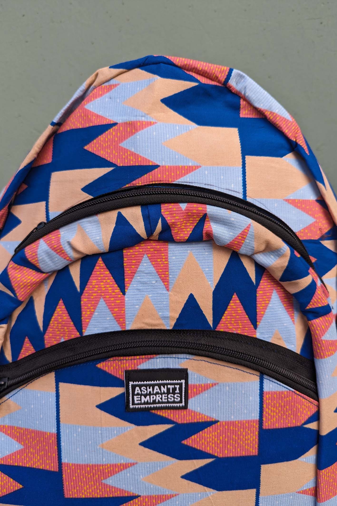Pink Aztec Kente Backpack, African Print Bag, School Bag, Ankara Bag ...