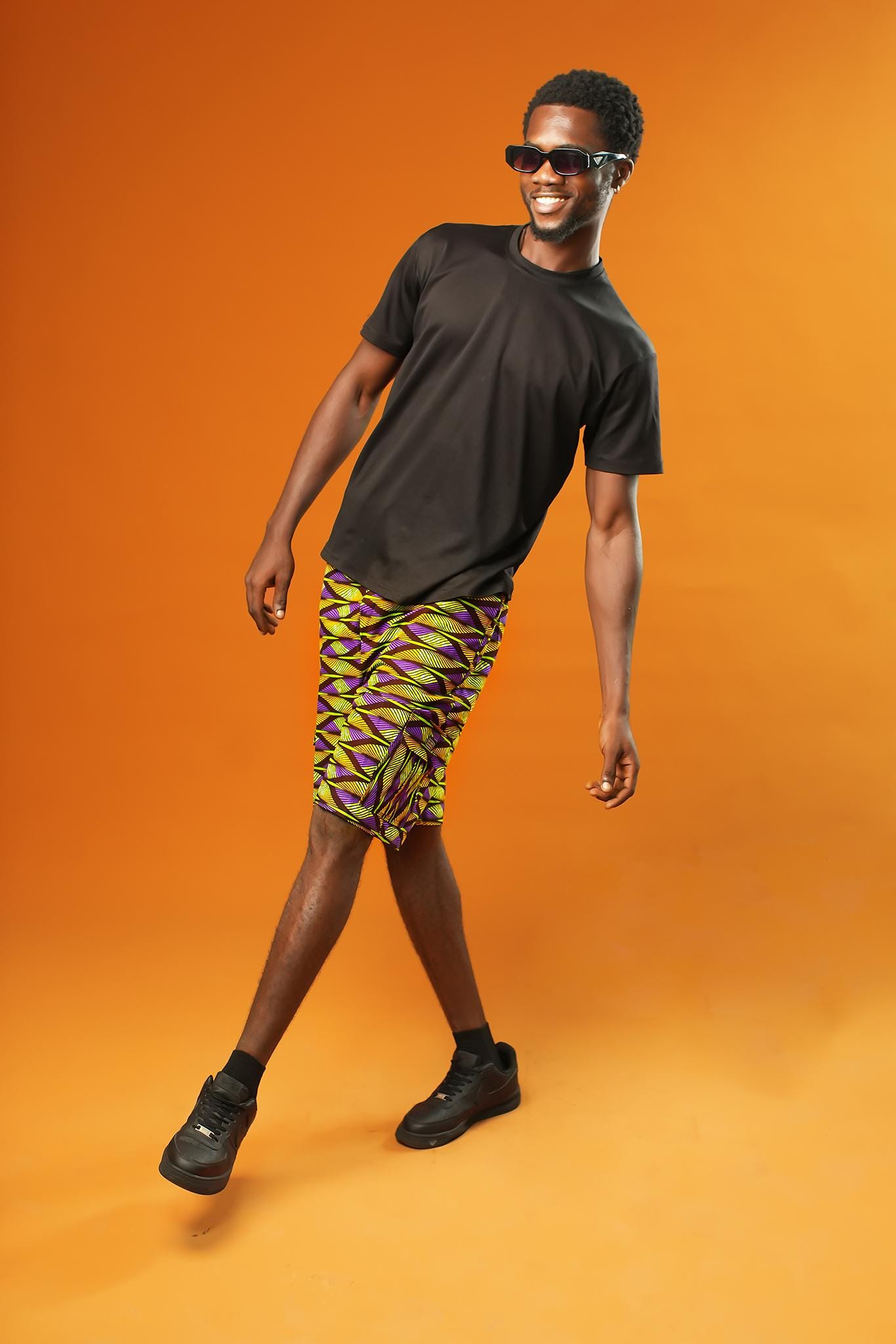 Aztec Green Mens Shorts, African Print Shorts, Festival Outfit, Eco ...