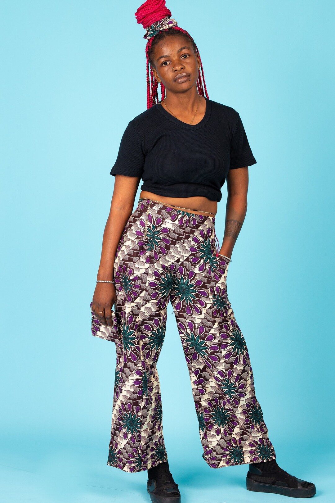 Colourful Culottes, African Print Pants, Pattern Flares, Wide Leg Pants ...