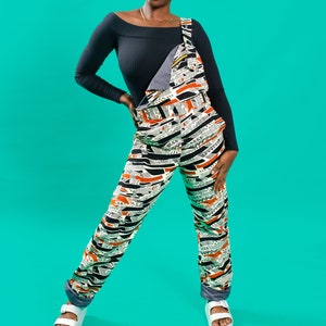 Unisex Festival Overalls, African Print Dungarees, Pride Outfit ...