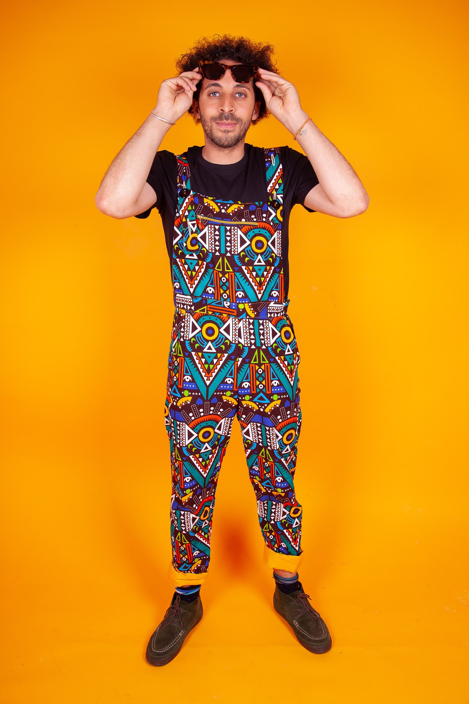 Rave Overalls African Dungarees Rainbow Overalls Unisex - Etsy UK