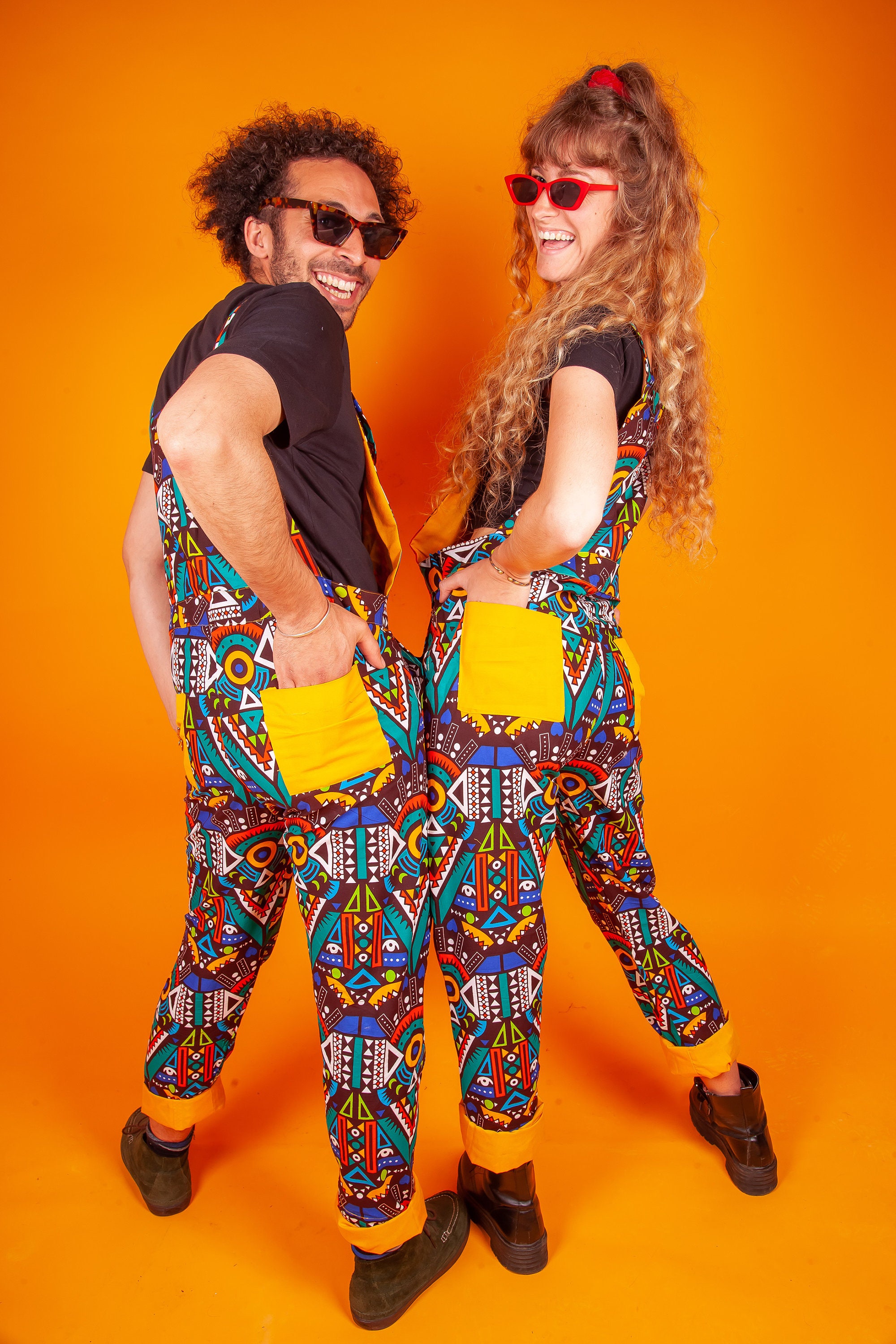Rave Overalls African Dungarees Rainbow Overalls Unisex - Etsy UK
