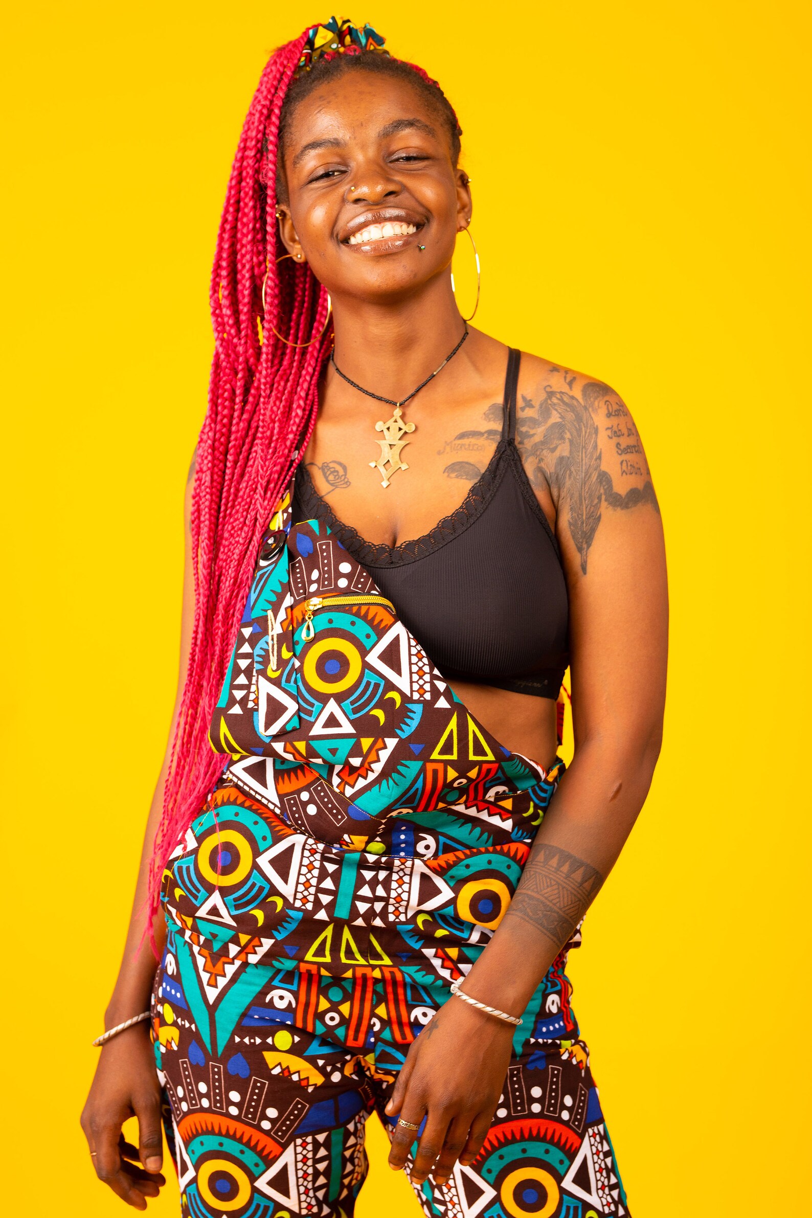 Rave Overalls African Dungarees Rainbow Overalls Unisex - Etsy UK