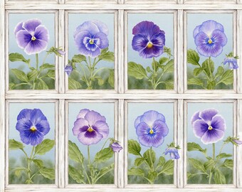 Pansy Window - Etsy