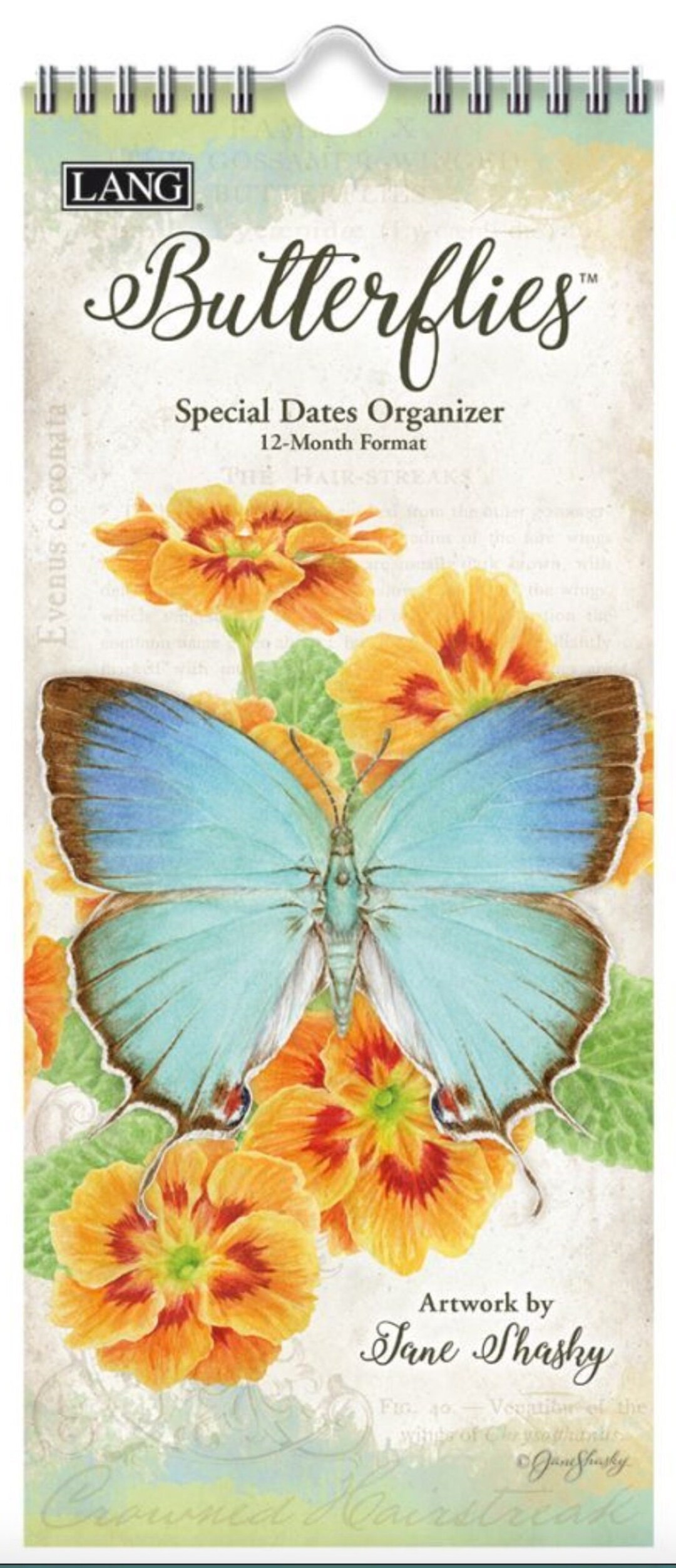 BUTTERFLIES Special Dates Organizer by Jane Shasky - Etsy