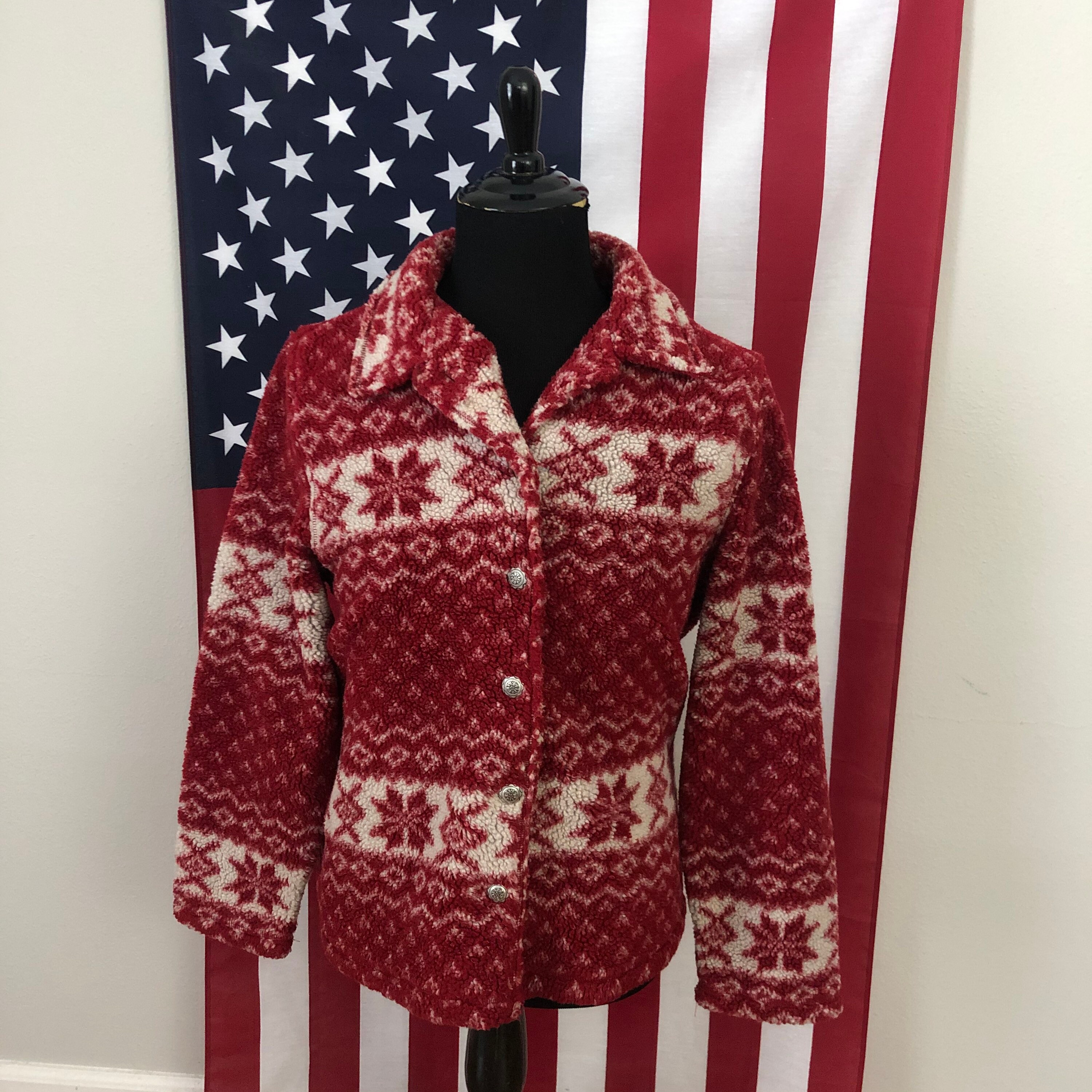 90s White Stag Deep Pile Fleece Jacket Women's XL 1d746p - Etsy
