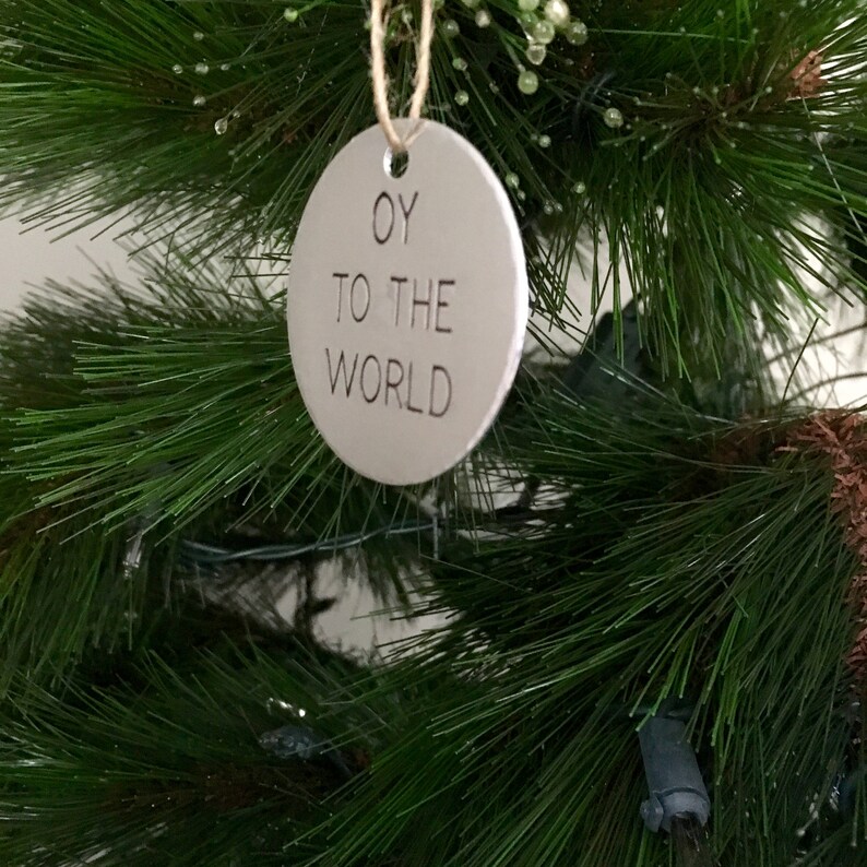 Oy to the World/Hanukkah Decorations/Jewish Christmas | Etsy