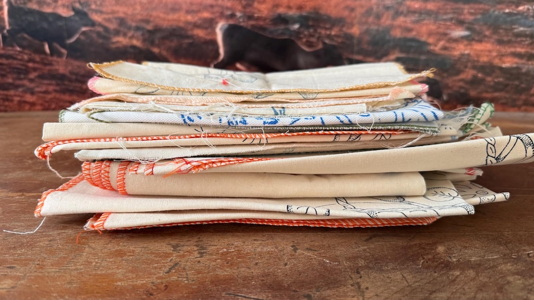 Vintage Linen Embroidery Transfers - Etsy