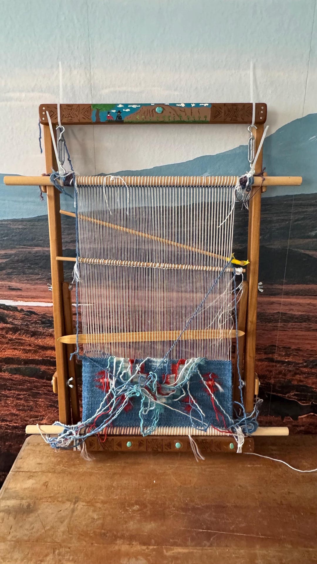 Vintage Tabletop Loom - Etsy