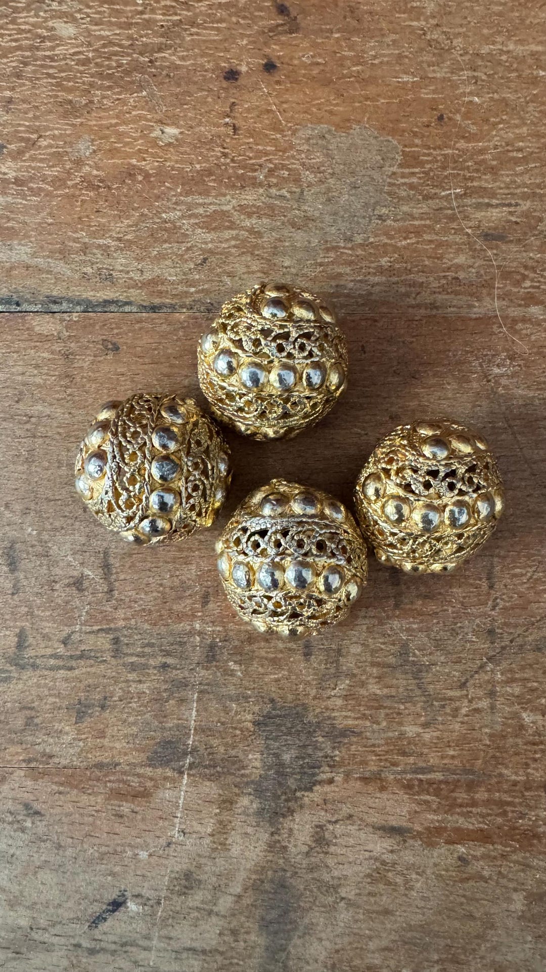 Vintage Brass Buttons - Etsy