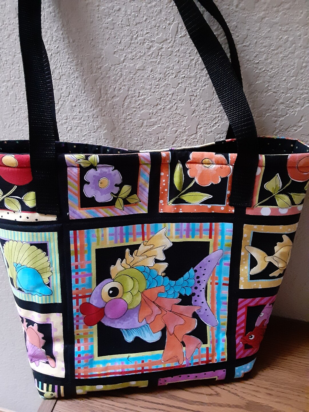 Fancy Fish Tote Bag - Etsy
