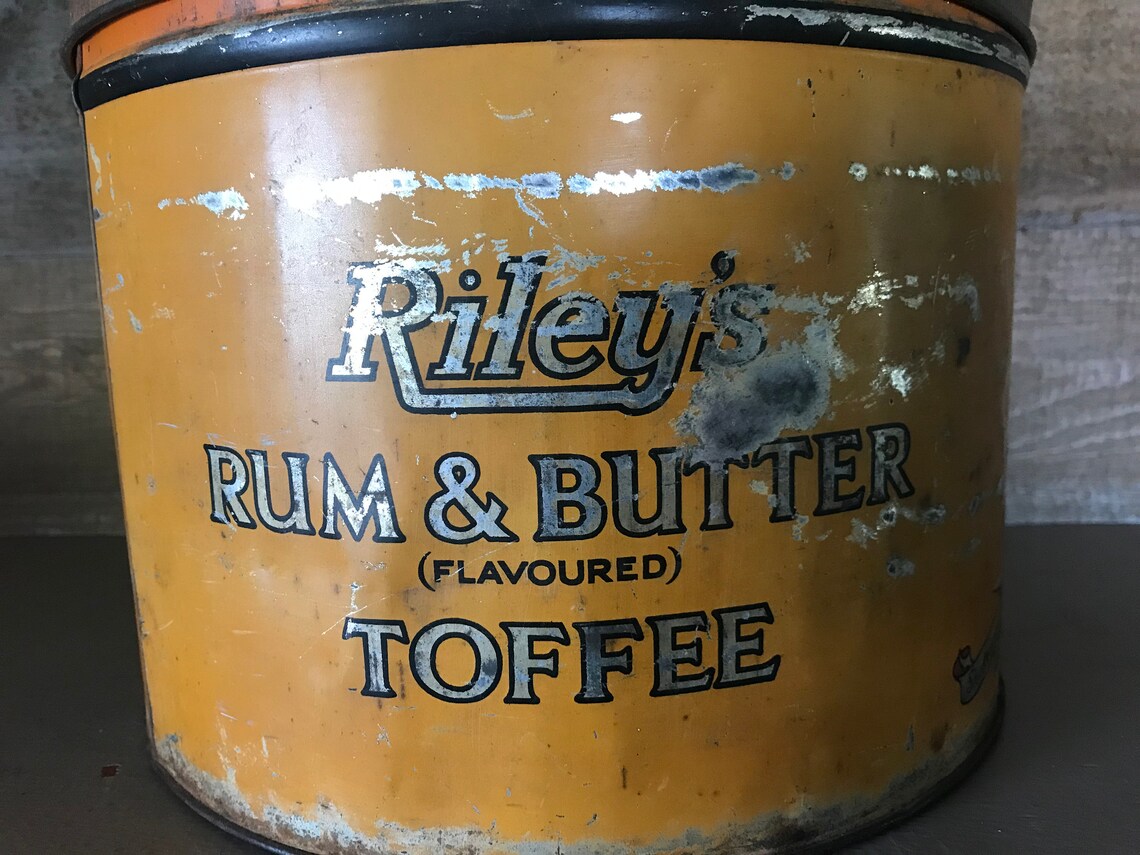 Rileys Rum and Butter Toffee Tin Shakespeares House Strathord | Etsy Canada