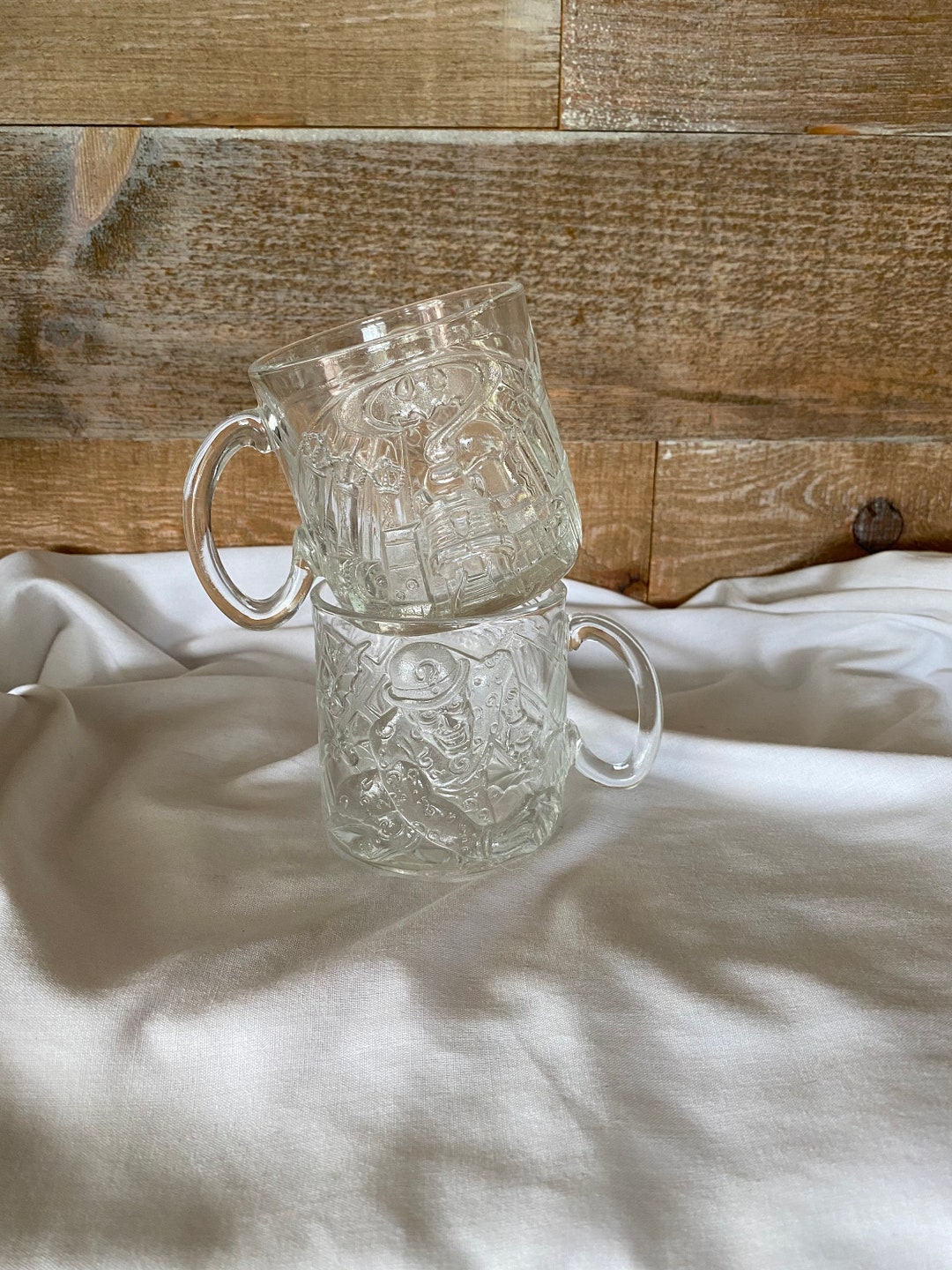 Batman Forever 1995 the Riddler Glass Coffee Mugs Set of Two DC Comics ...