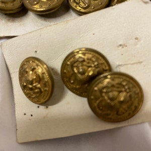 Original US Navy Buttons From WW2 Vintage Various Makers 16 Vintage ...