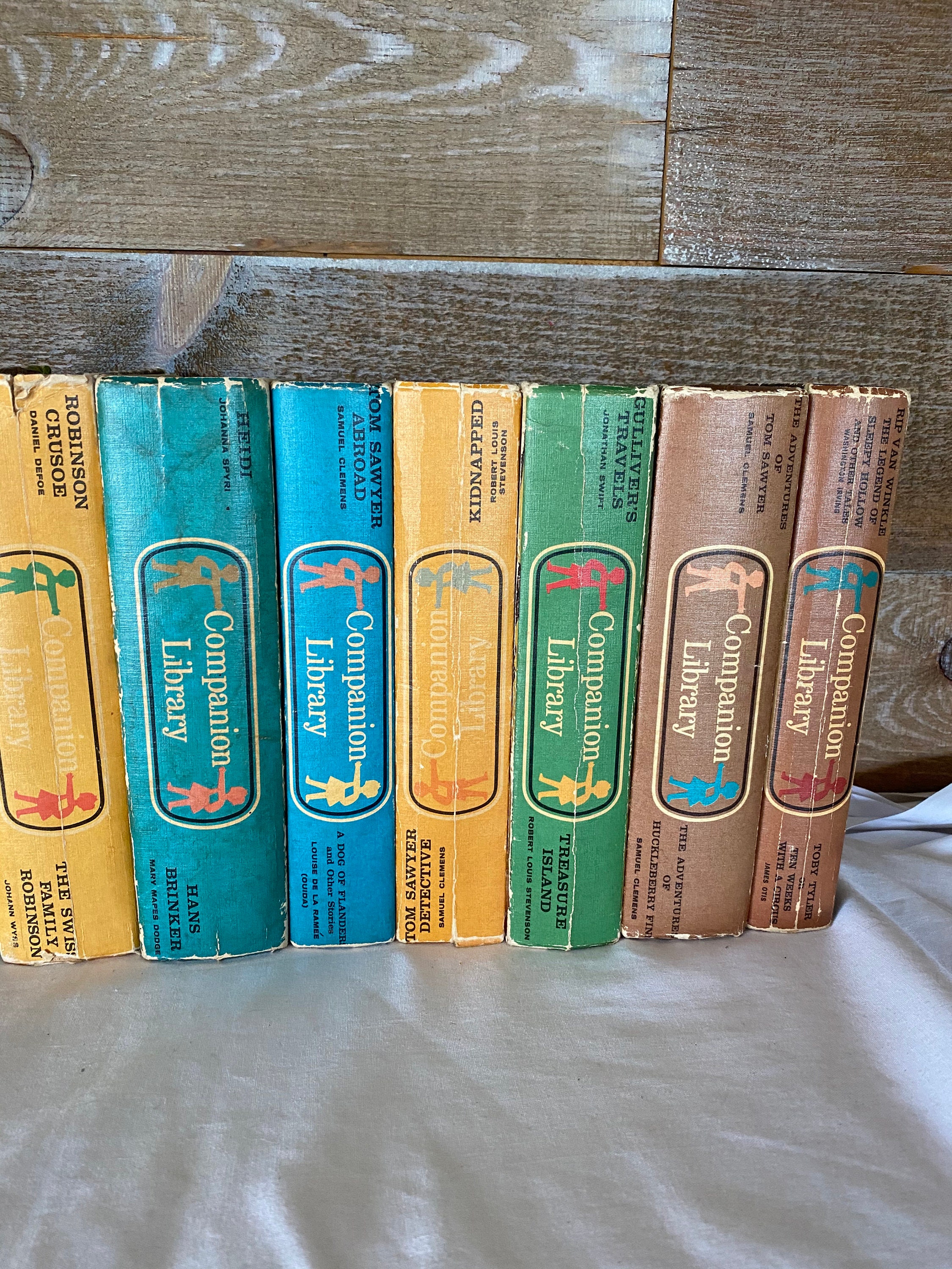 Companion Library Books Vintage Set of Seven 2 in 1 - Etsy