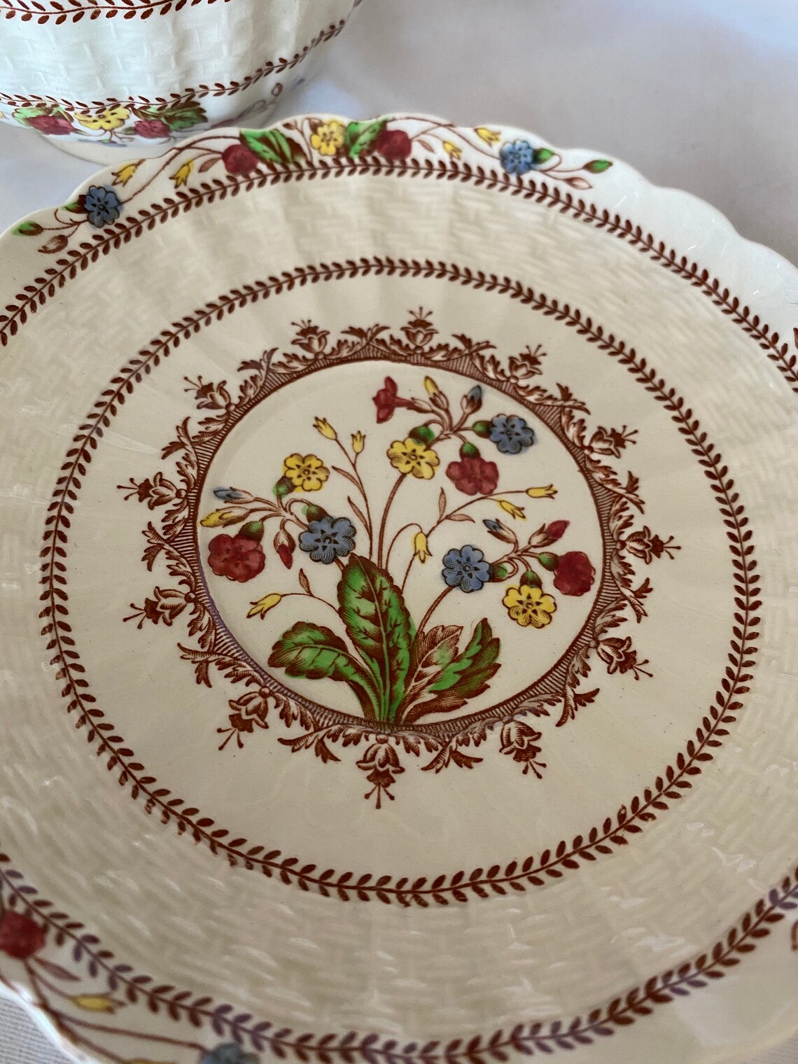 Spode Cowslip S713 Tea Cup and Saucer Vintage Tea Cup and | Etsy