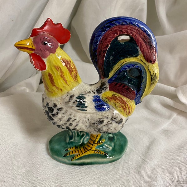 Hand Painted Rooster - Etsy