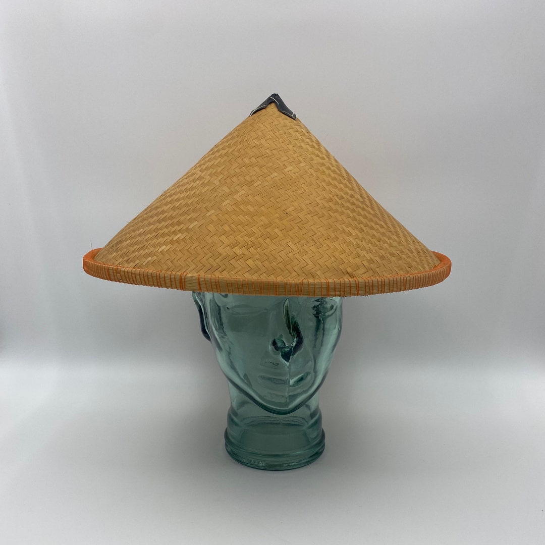 Asian Rice Hat Woven Vintage Field Hat Asian Gardening Hat - Etsy