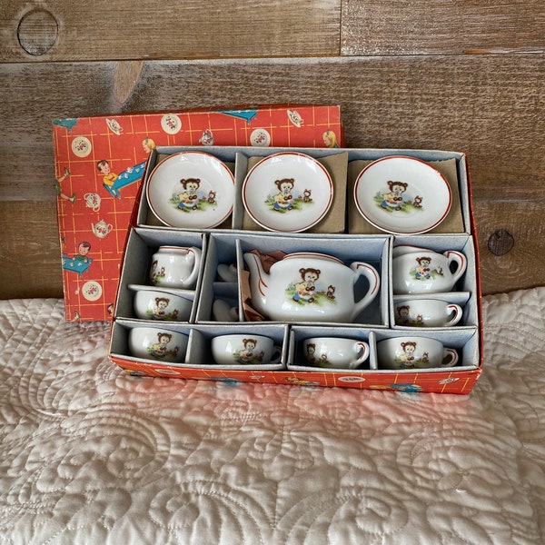 Bear Tea Set - Etsy
