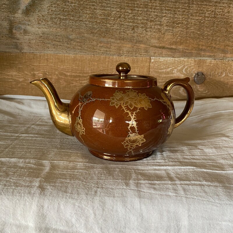 Brown Teapot - Etsy