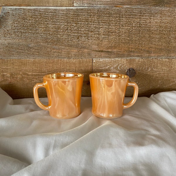 Peach Lusterware - Etsy