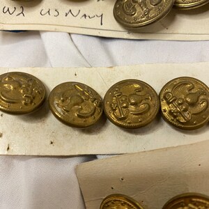 Original US Navy Buttons From WW2 Vintage Various Makers 16 Vintage ...