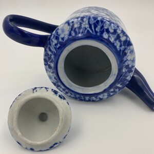 Victoria Ware Ironstone Blue & White Floral Chintz Teapot Stunning ...