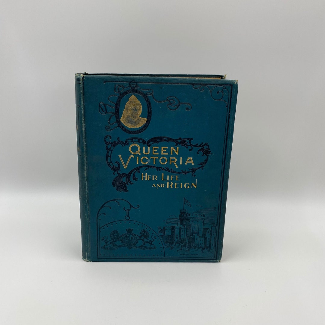 Queen Victoria Her Life and Reign Hopkins Large Book Published 1896 ...