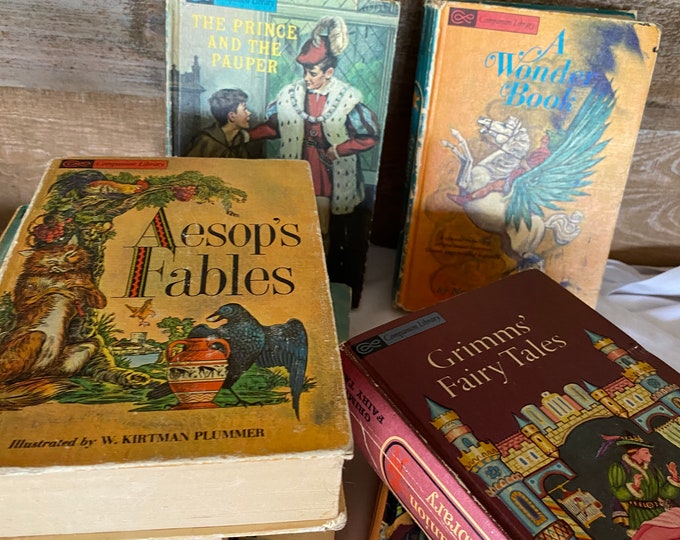 Companion Library Books Vintage Set of Seven 2 in 1 Illustrated Books ...