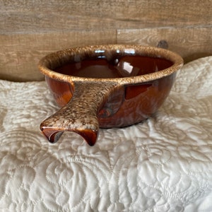 Hull Pottery Large Brown Drip Cooking Pot Hull Oven Proof USA Kitchen ...