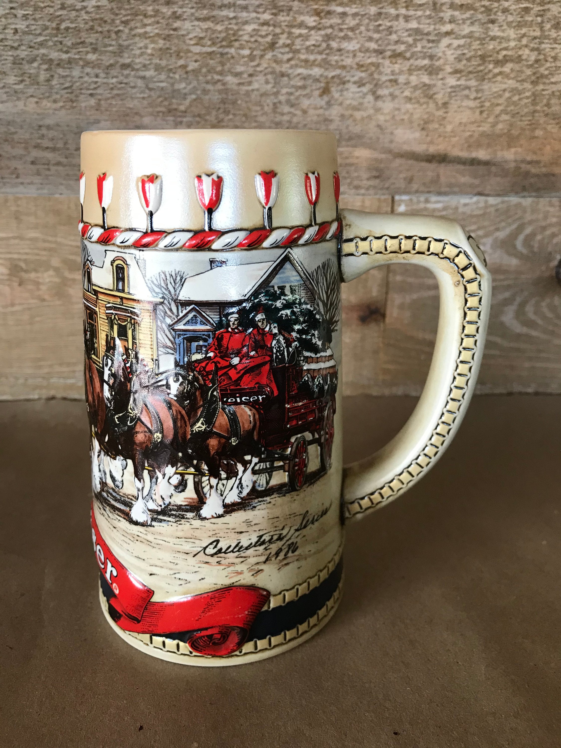 Budweiser Beer Stein 1986 B Series Beer Mug Anheuser Busch - Etsy