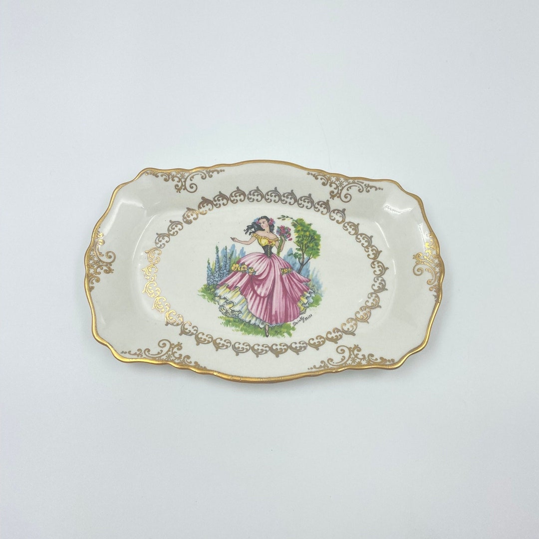 Old Foley Miss Dainty Small Bone China Tray Vintage Serving Tray for ...