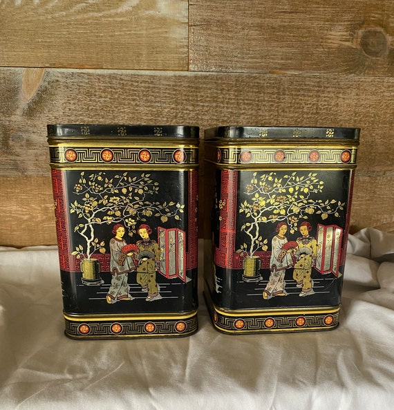 Tin Tea Canisters