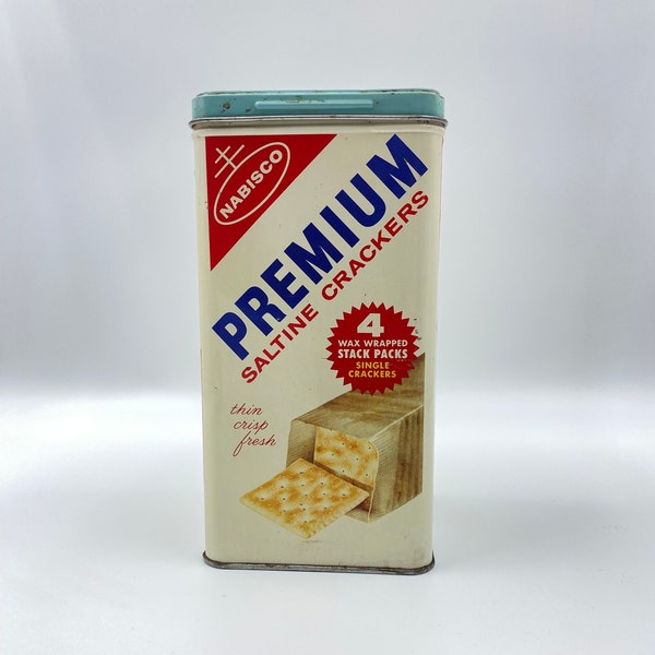 Vintage Cracker Tin - Etsy