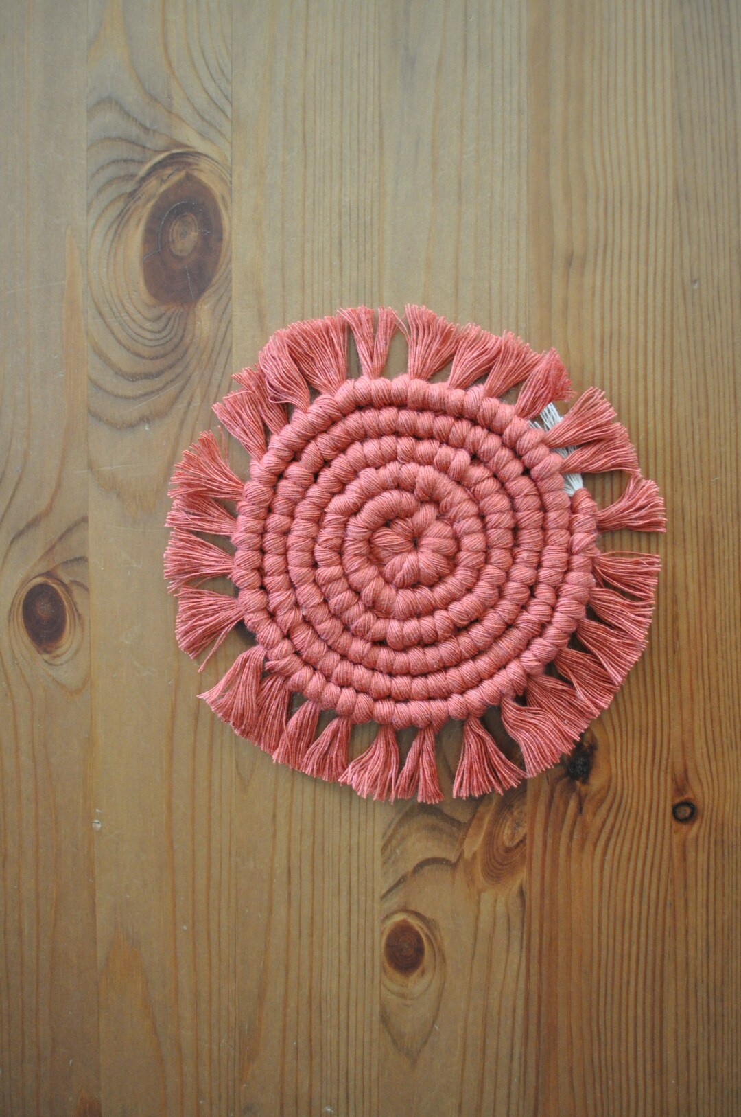 Individual Macrame Coasters / Mug Rug - Etsy