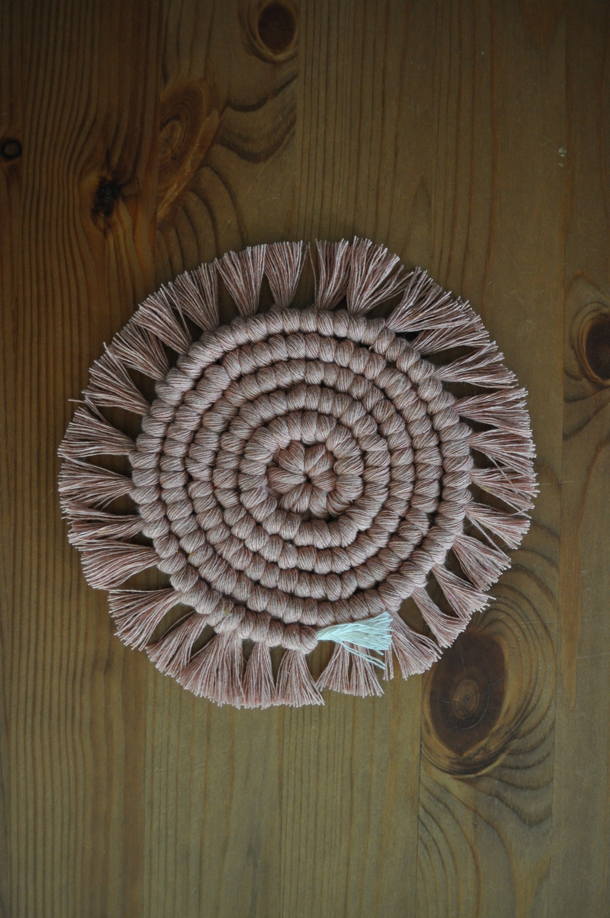 Individual Macrame Coasters / Mug Rug - Etsy