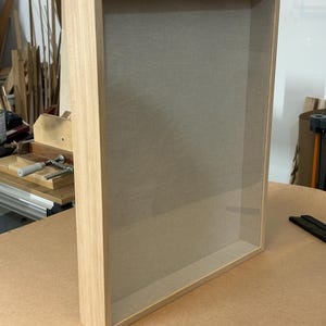 Handcrafted Deep Shadow Box Frame With Linen Backing – 1.25 Inch Depth ...