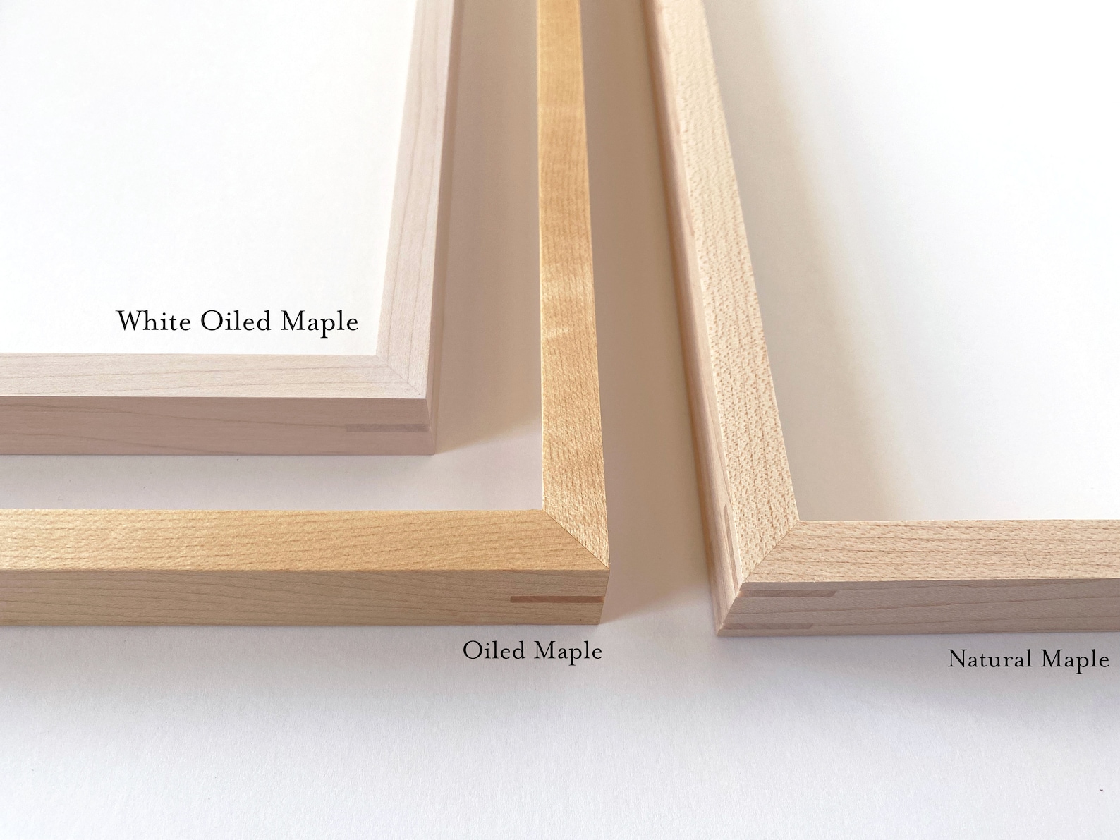 Handcrafted Solid Wood Shadow Box Frame – Linen Backing – 1.25” Deep ...