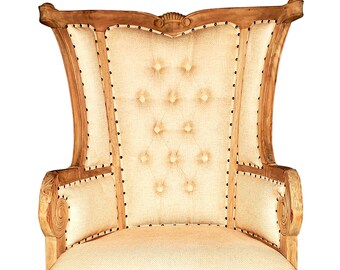 Wood Throne Chair - Etsy