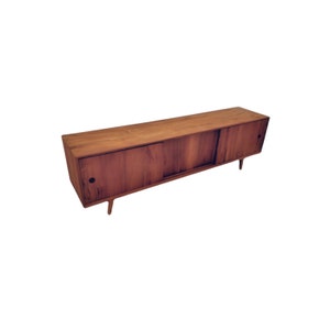 NEW Solid Teak Media Console, Mid Century Modern Media Console, MCM TV ...
