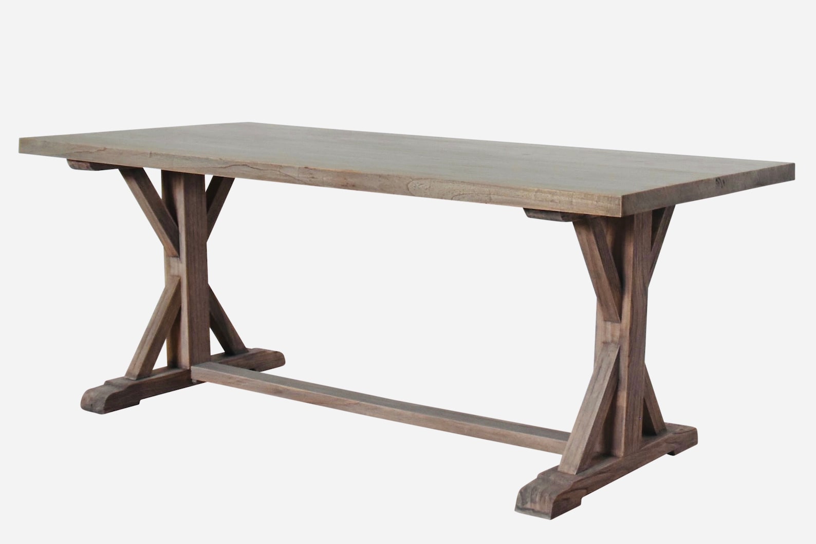 Farmhouse Solid Wood Dining Table - Etsy